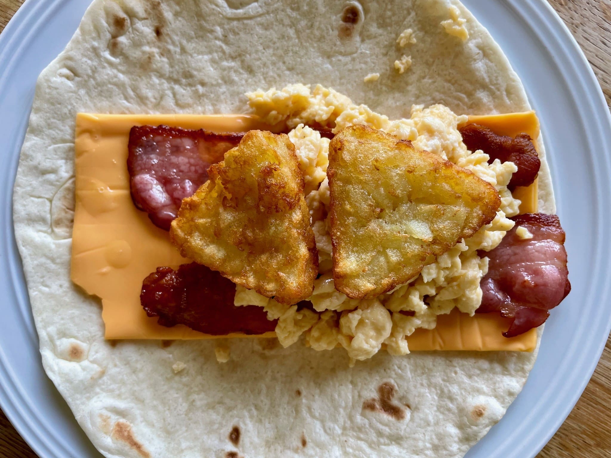 Egg N’ Hash browns Wrap – Håkan Dahlström